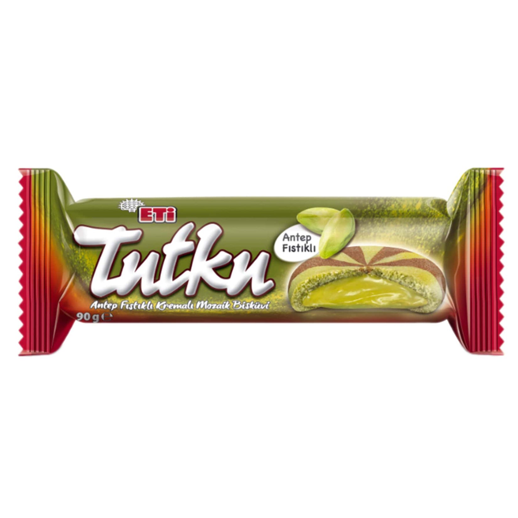Eti Tutku Mosaic Biscuit With Pistachio Cream Antep F st kl Kremal Eti Tutku Mosaic Biscuit With Pistachio Cream Antep F st kl Kremal