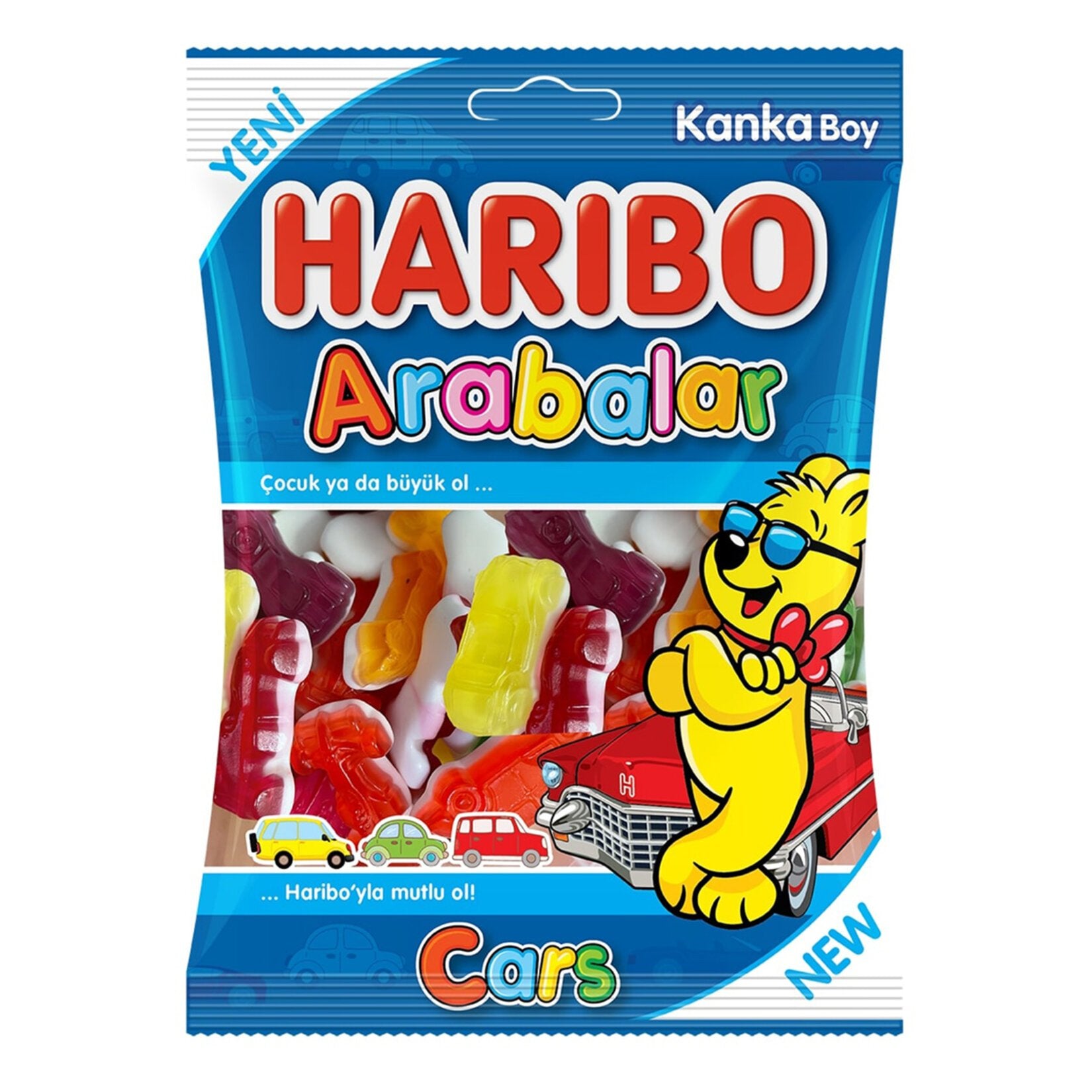 Haribo Letters Numbers Cars (Harfler Sayılar Arabalar) 80g