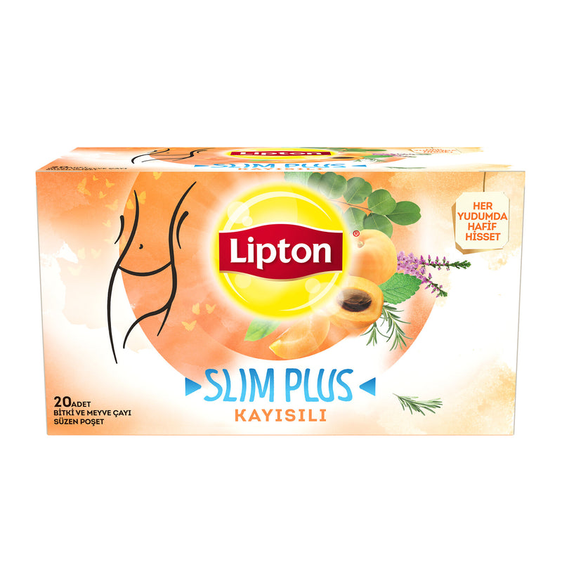 Lipton Slim Plus Apricot Flavored 20-pack (Kayısılı) 36g