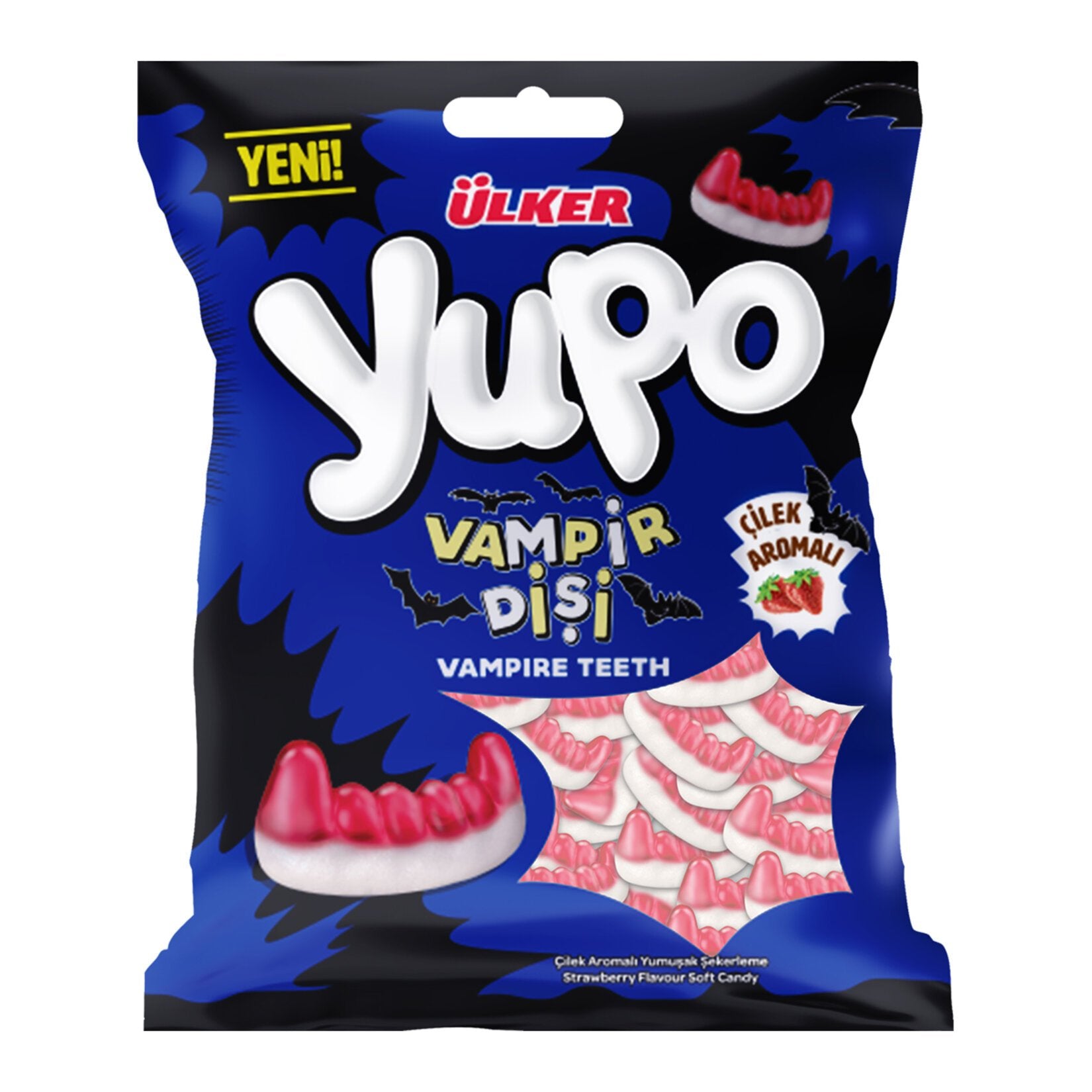 Ülker Yupo Vampire Fang Soft Candy (Vampir Dişi Yumuşak Şekerleme) 80g
