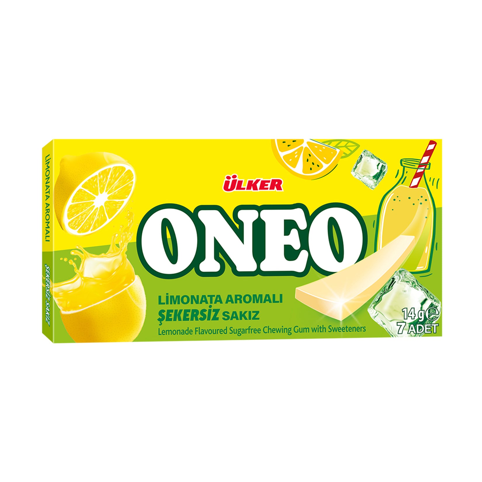Oneo Slims Lemonade Flavored Gum (Limonata Aromalı Sakız) 14g