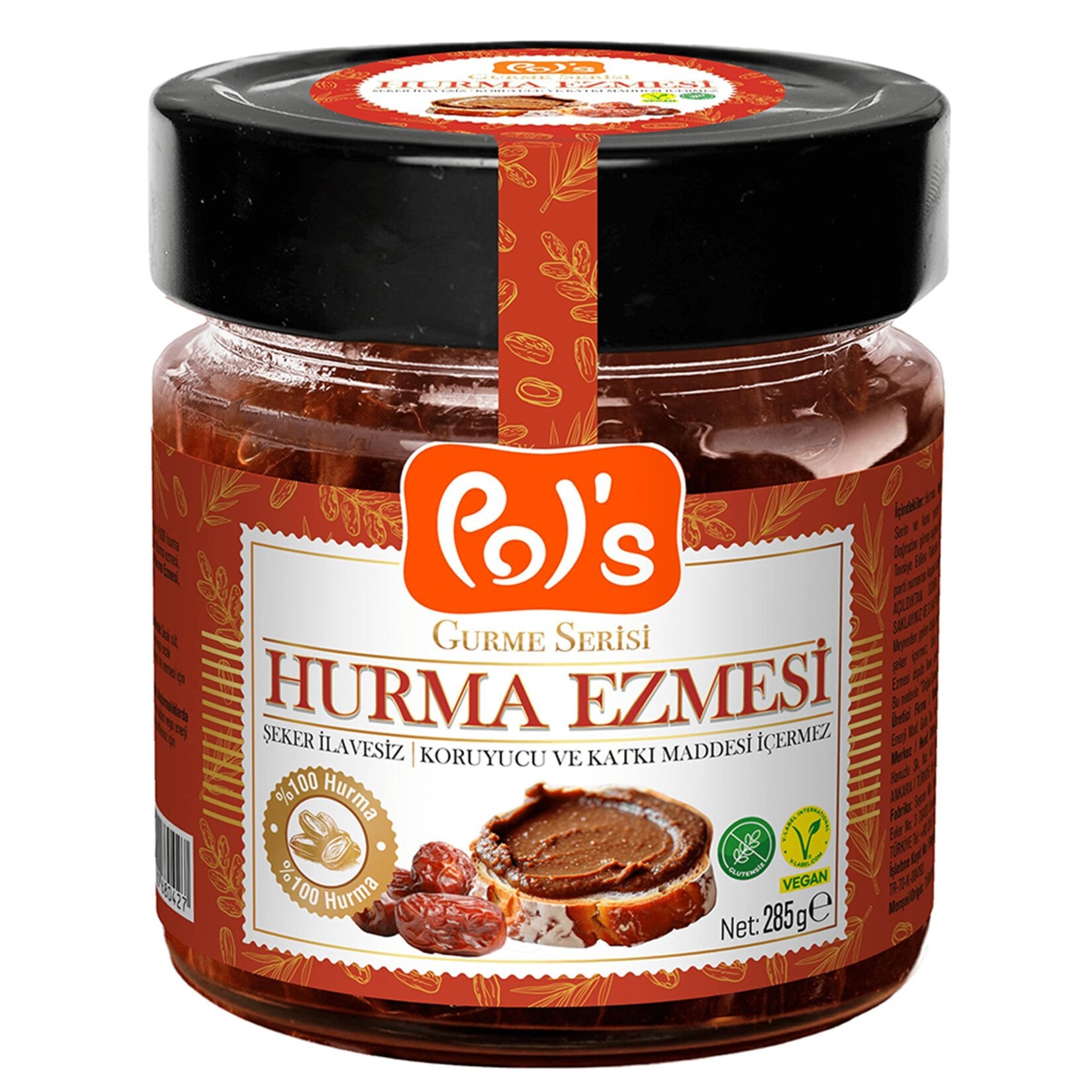 Pol's Gourmet Series Date Paste (Gurme Serisi Hurma Ezmesi) 285g
